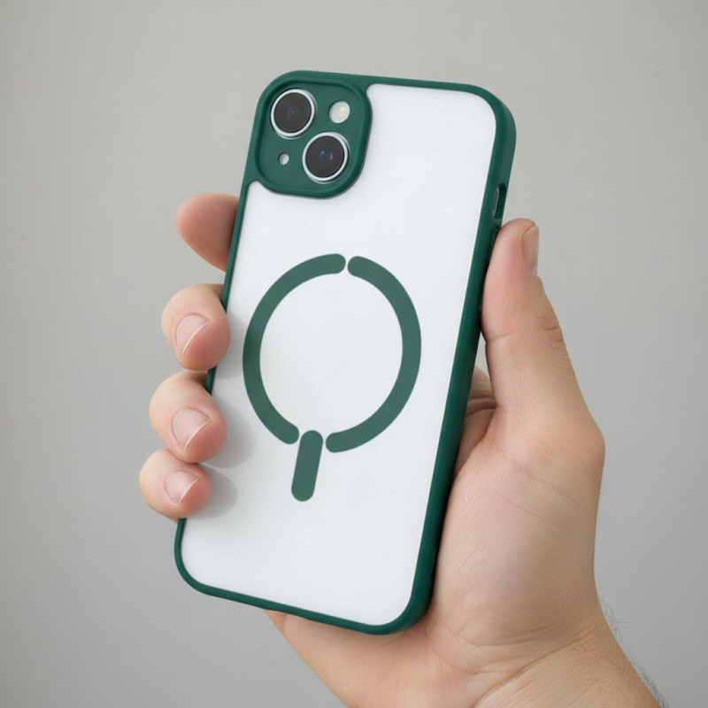 Funda Bumper Compatible con Magsafe con Cubre cámara para iPhone 14 ...